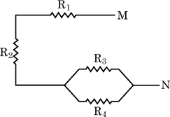 a For the combination of resistors shown in the fo - Tutorix