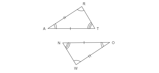In the figure the two triangles are congruent The - Tutorix