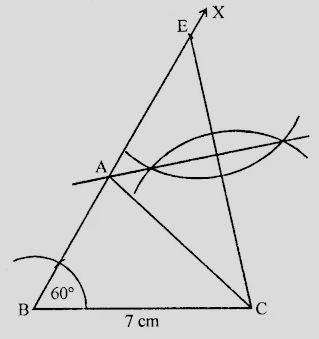 Using ruler and compasses only construct a ABC giv - Tutorix