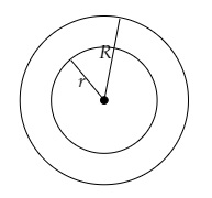 The outer circumference of a circular race track i - Tutorix