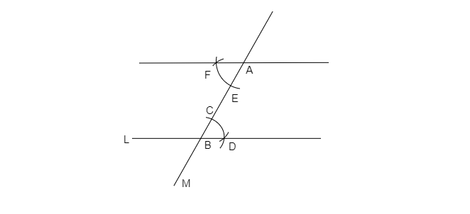 How to draw parallel lines by using ruler and comp - Tutorix